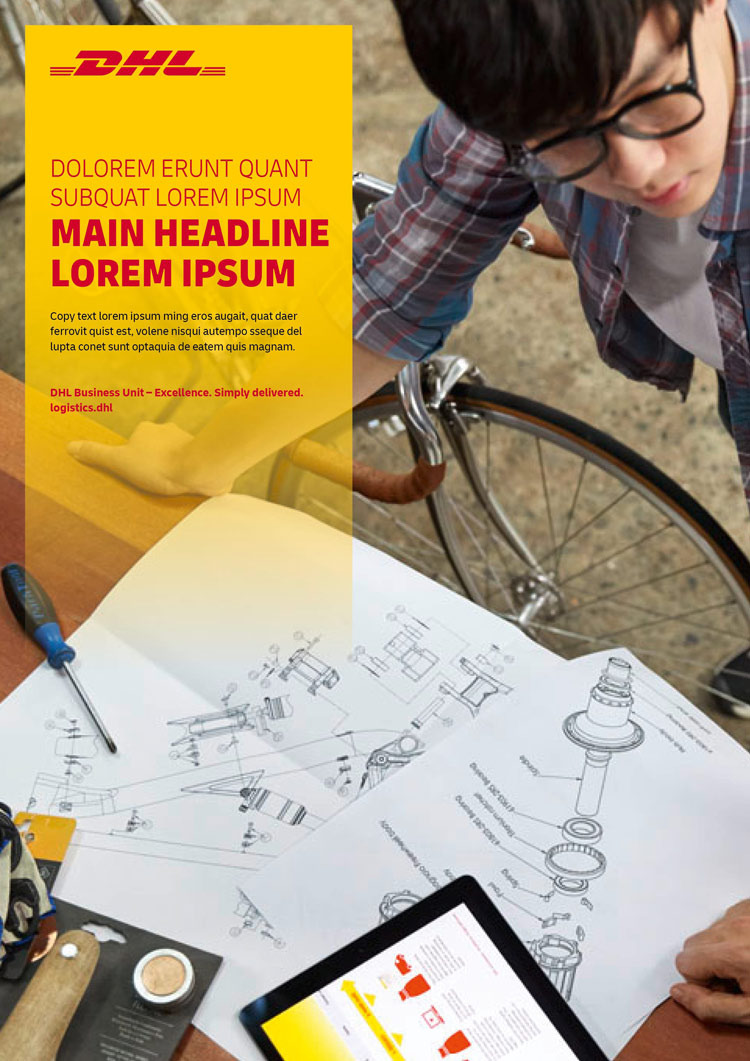 DHL Simplification | New Typography