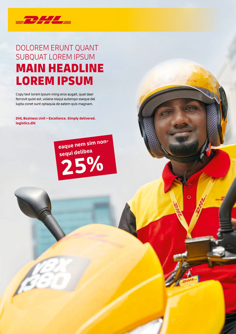 DHL Simplification | New Typography