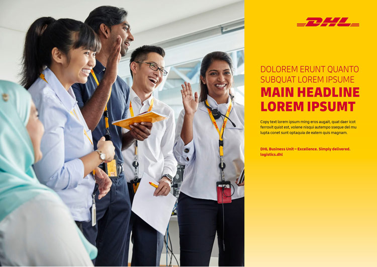 DHL Simplification | New Typography