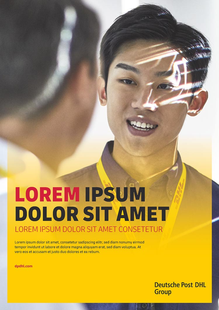 DHL Simplification | New Typography